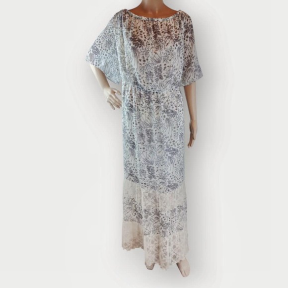 Cato | Dresses | Cato Womens Maxi Dress 3x Boho Floral Polyester Lace ...